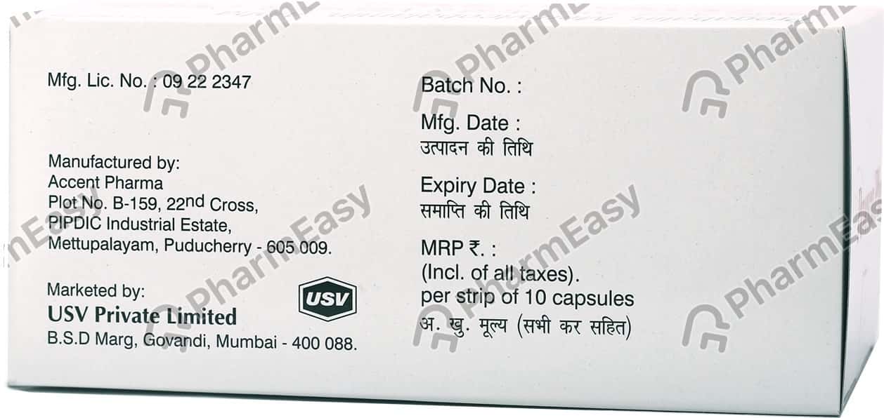 Pevesca Plus Strip Of 10 Capsules: Uses, Side Effects, Price & Dosage ...