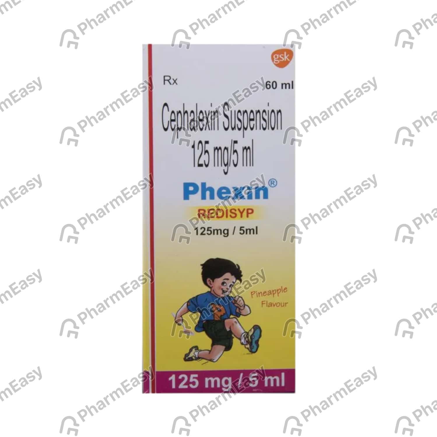 Phexin 125 MG/5ML Suspension (60): Uses, Side Effects, Price & Dosage ...