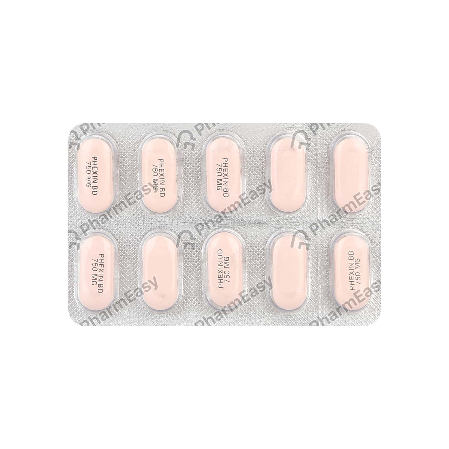 Phexin Bd 750 MG Tablet (10) - Uses, Side Effects, Dosage, Composition ...