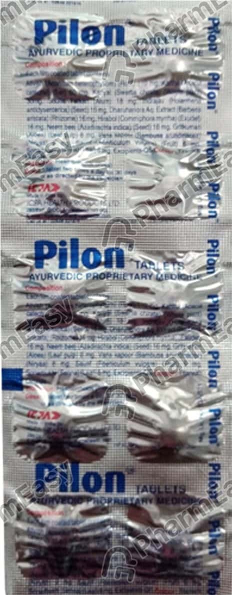 Buy Pilon Tablet (10) Online at Flat 15% OFF | PharmEasy
