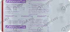 Pioglit 15 MG Tablet (10): Uses, Side Effects, Price & Dosage | PharmEasy