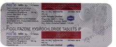Pioz 30 MG Tablet (10): Uses, Side Effects, Price & Dosage | PharmEasy