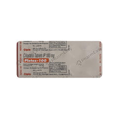 Buy Pletoz 100 MG Tablet (10) Online at Flat 18% OFF* | PharmEasy