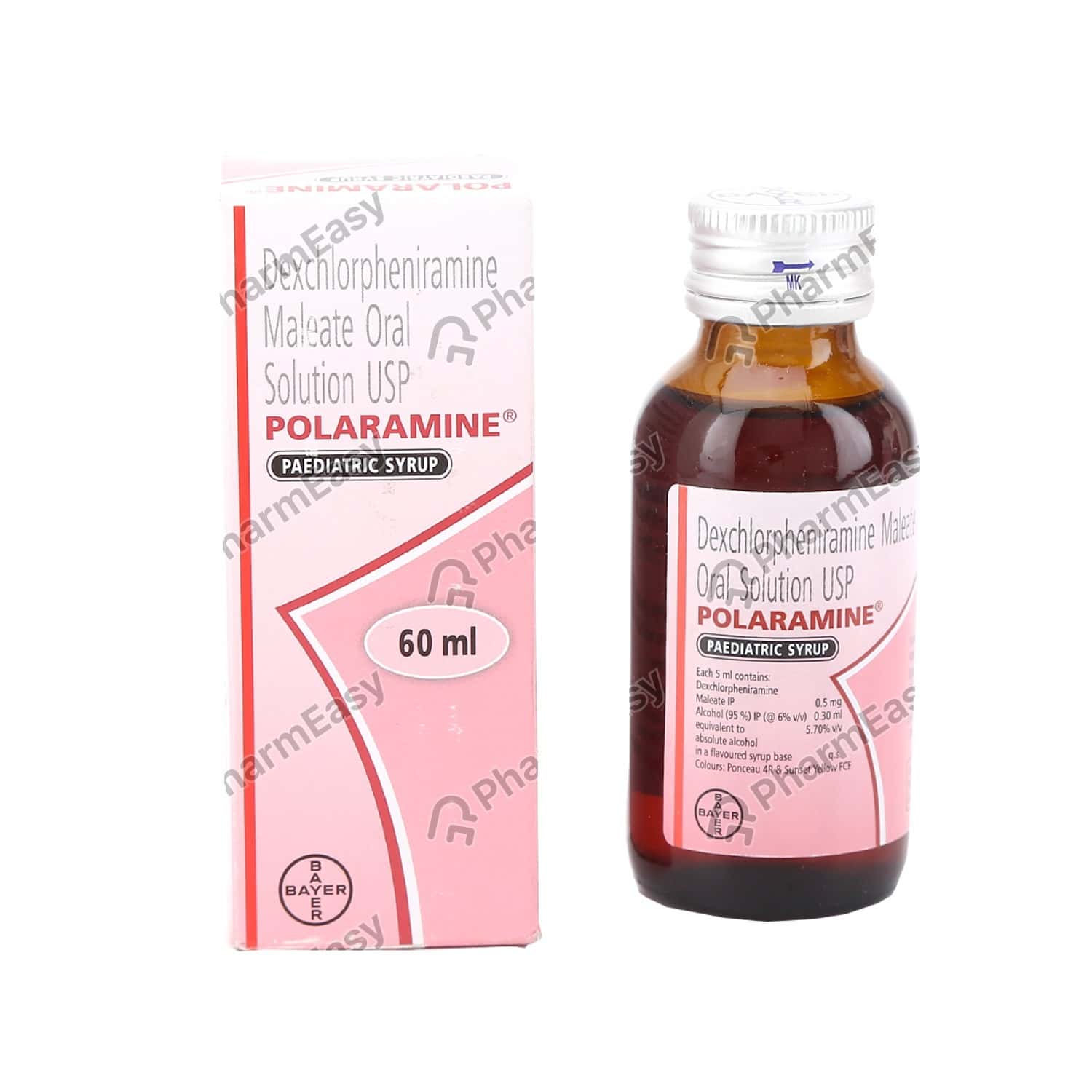 Polaramine 0.5 MG Syrup (60) - Uses, Side Effects, Dosage, Composition ...