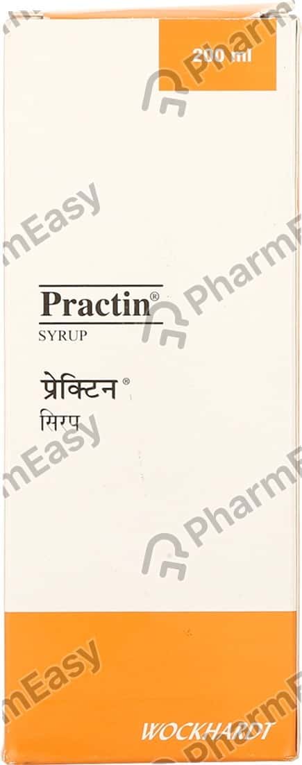 Buy Practin 2 MG/5ML Syrup (200) Online at Flat 15% OFF | PharmEasy