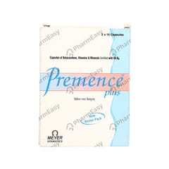 Buy Premence Plus Strip Of 15 Capsules Online at Flat 18% OFF* | PharmEasy
