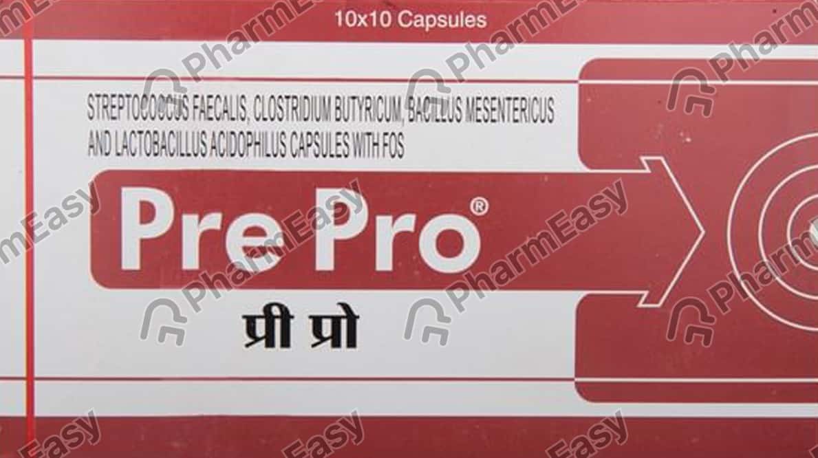 Buy Prepro Strip Of 10 Capsules Online at Flat 15% OFF | PharmEasy