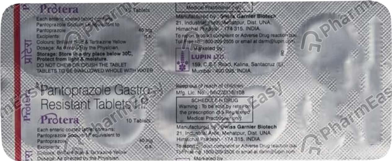 Protera 20 MG Tablet (10): Uses, Side Effects, Price & Dosage | PharmEasy
