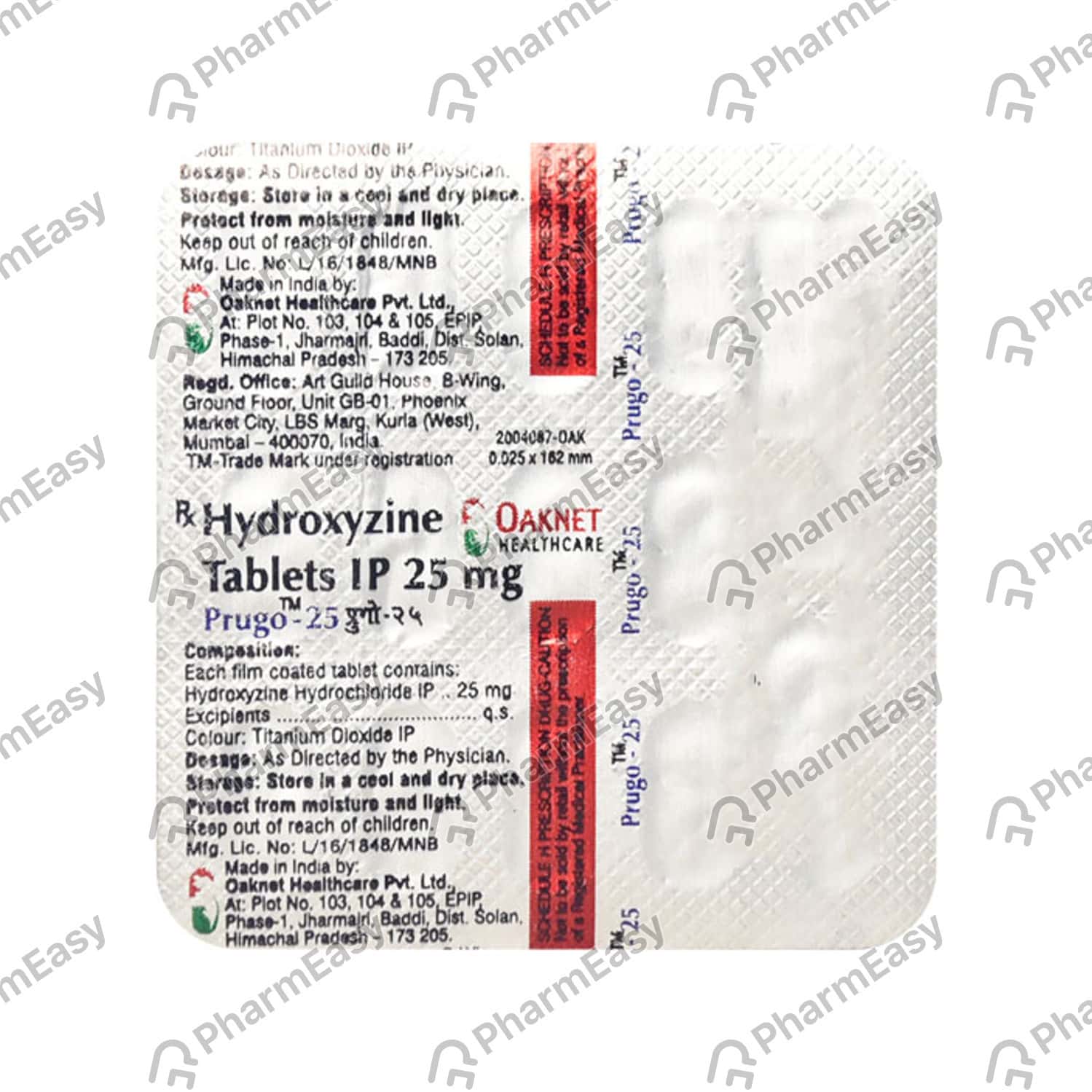 Prugo 25 MG Tablet (10): Uses, Side Effects, Price & Dosage | PharmEasy