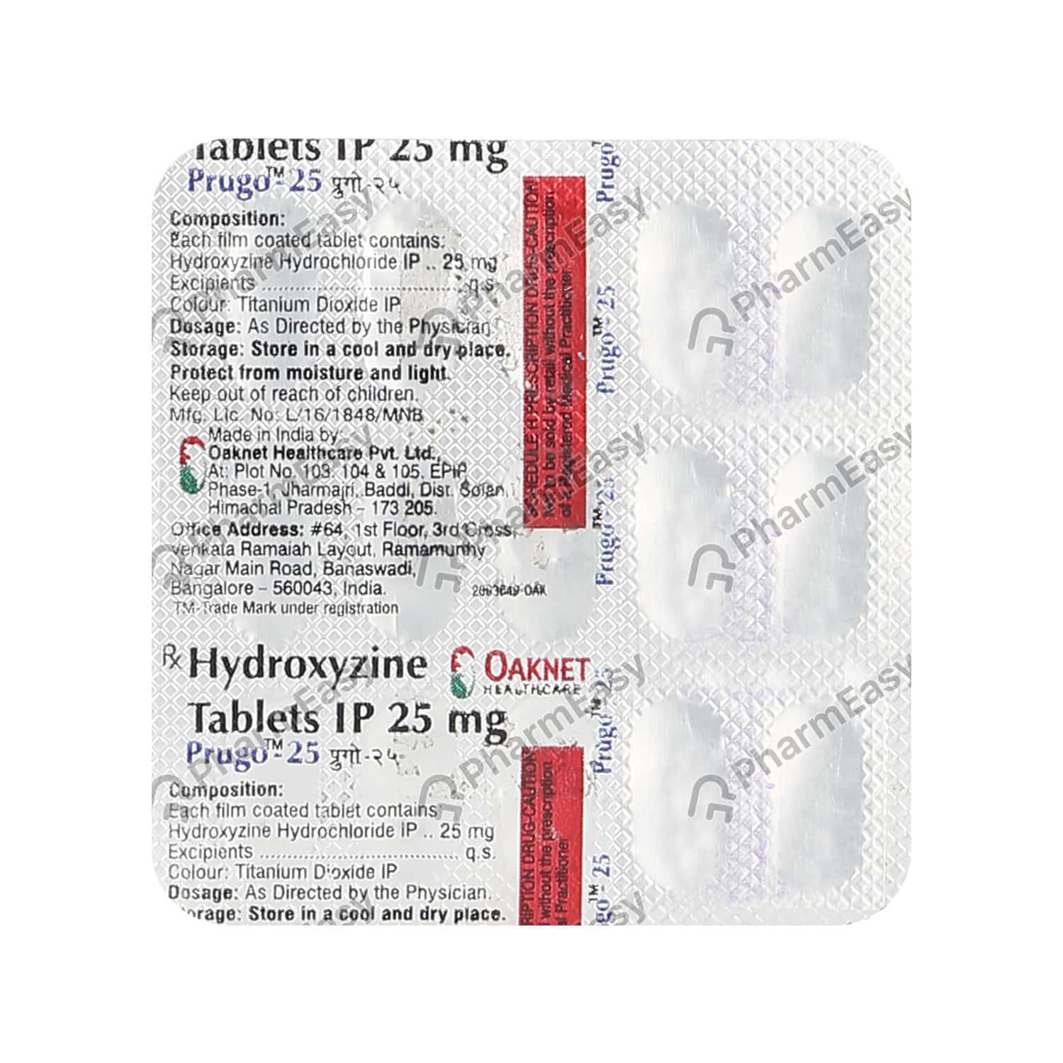 Buy Prugo 25 MG Tablet (10) Online at Flat 18% OFF* | PharmEasy