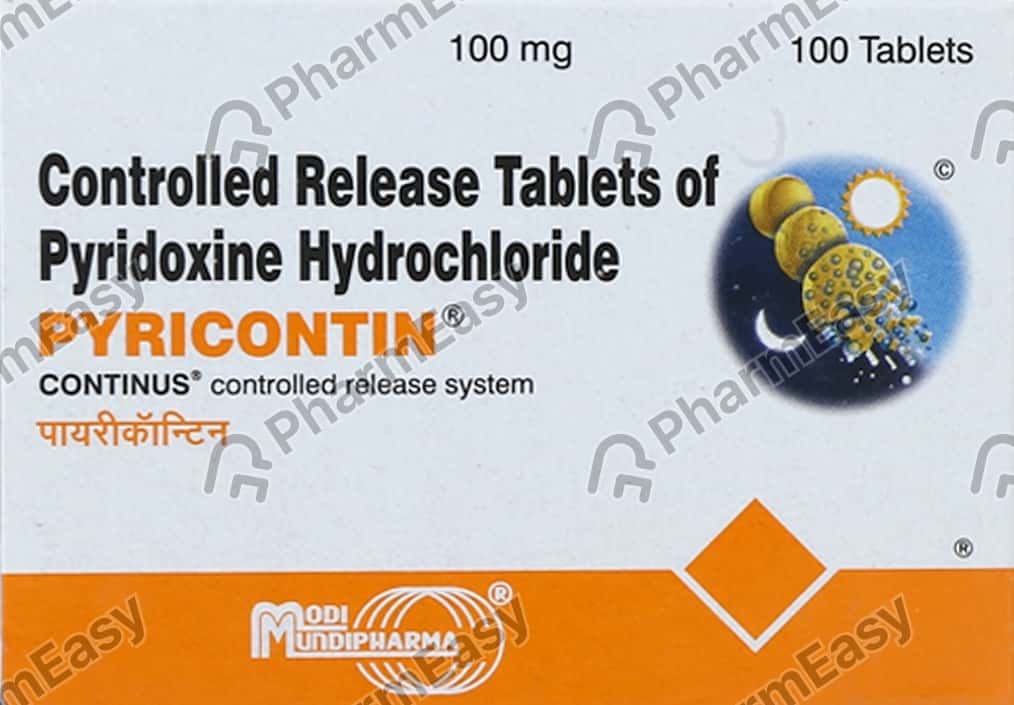 Buy Pyricontin 100 MG Tablet (10) Online & Save Up to 24% at PharmEasy
