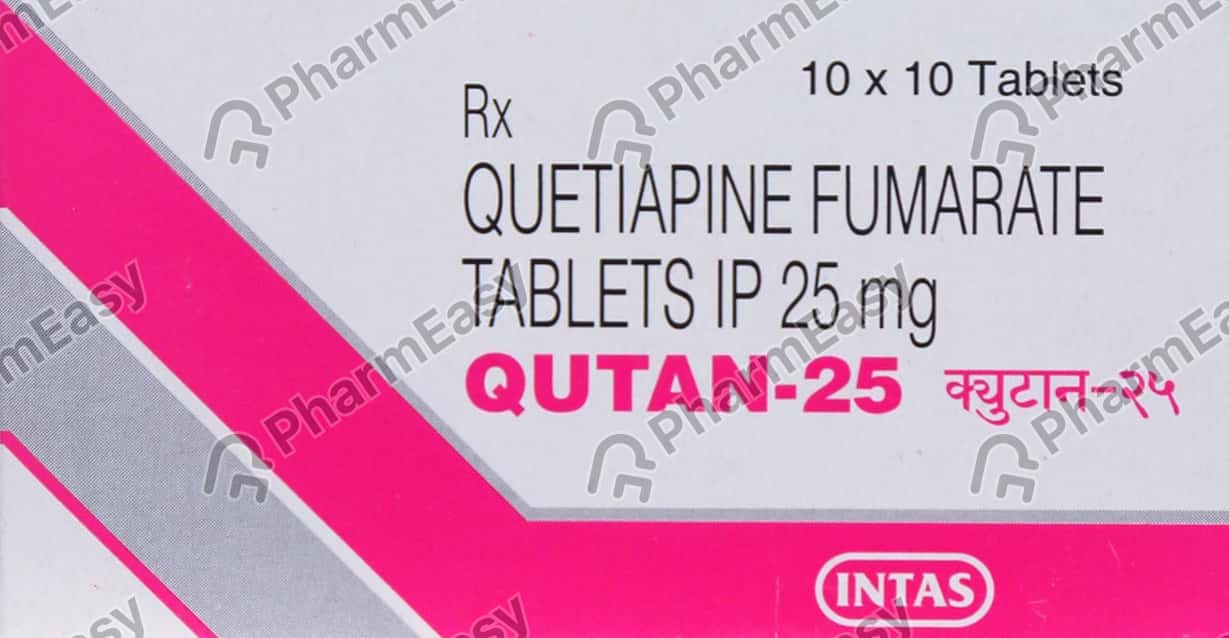 Qutan 25 MG Tablet (10): Uses, Side Effects, Price & Dosage | PharmEasy
