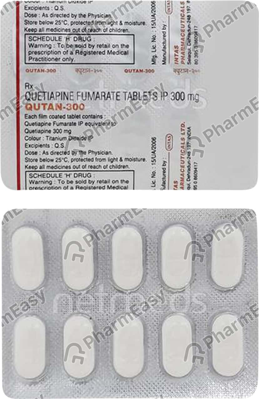 Buy Qutan 300 MG Tablet (10) Online at Flat 15% OFF | PharmEasy