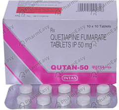 Qutan 50 MG Tablet (10): Uses, Side Effects, Price & Dosage | PharmEasy