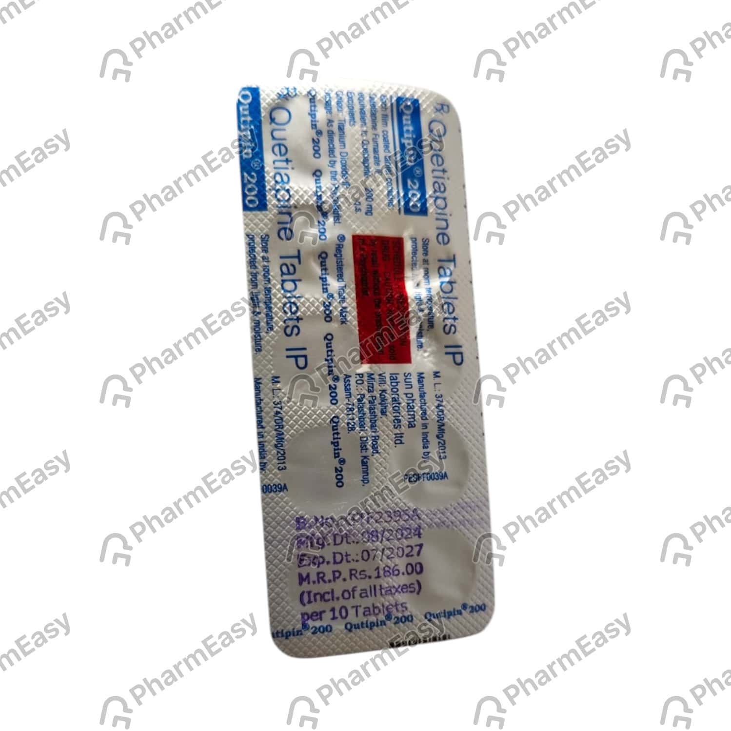 Qutipin 200 MG Tablet (10): Uses, Side Effects, Price & Dosage | PharmEasy