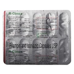 R Cinex 450mg Strip Of 10 Capsules: Uses, Side Effects, Price & Dosage ...
