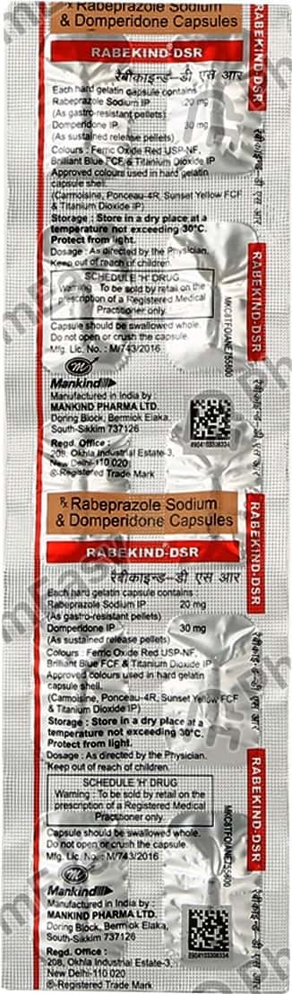 Rabekind-DSR Capsule: Uses, Side-effects, Price, Dosage & More Info ...