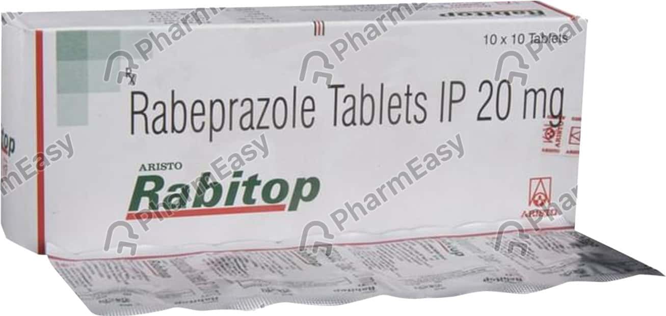Rabitop 20 MG Tablet (10): Uses, Side Effects, Price & Dosage | PharmEasy