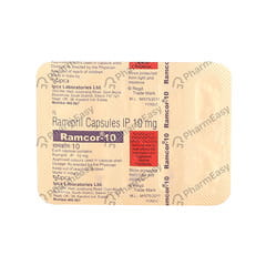 Buy Ramcor 10 MG Capsule (10) Online at Flat 18% OFF* | PharmEasy