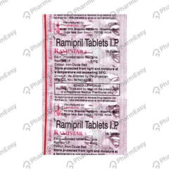 Ramistar 5 MG Tablet (10): Uses, Side Effects, Price & Dosage | PharmEasy