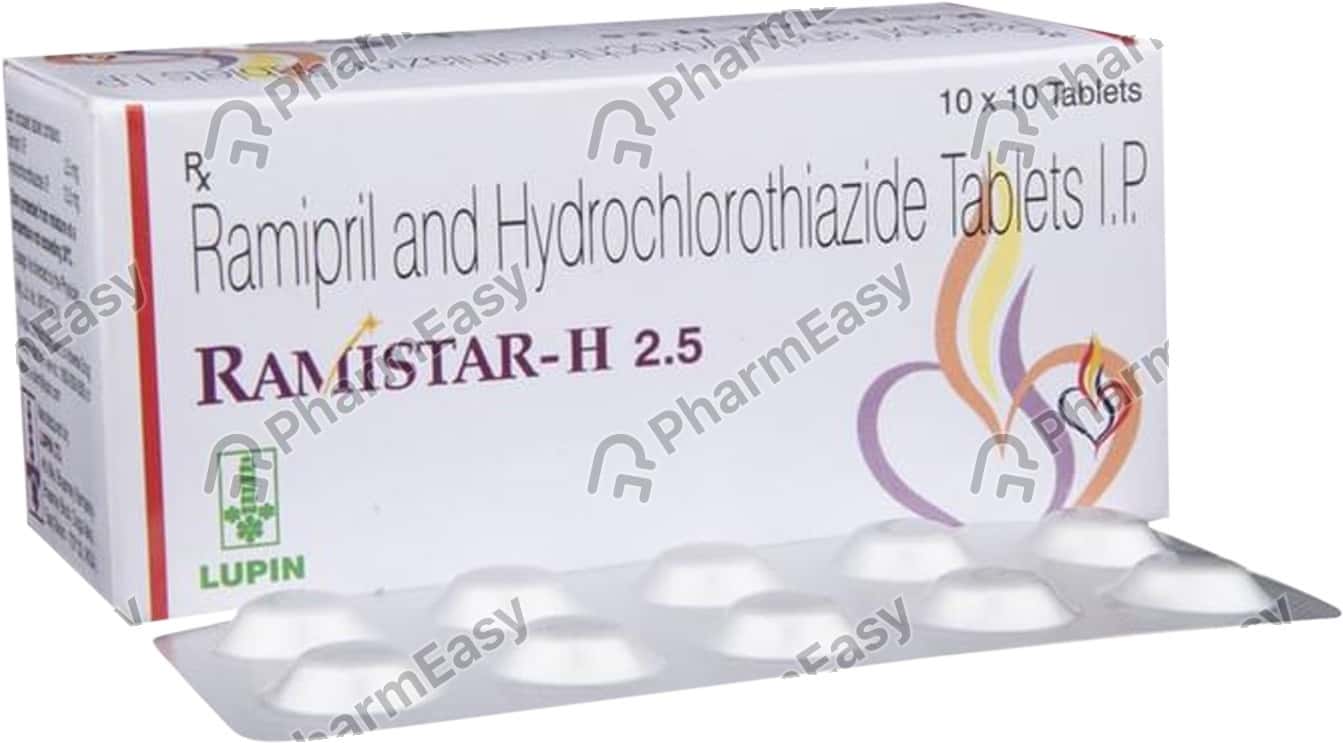 Buy Ramistar H 2.5mg Strip Of 10 Tablets Online at Flat 15% OFF | PharmEasy