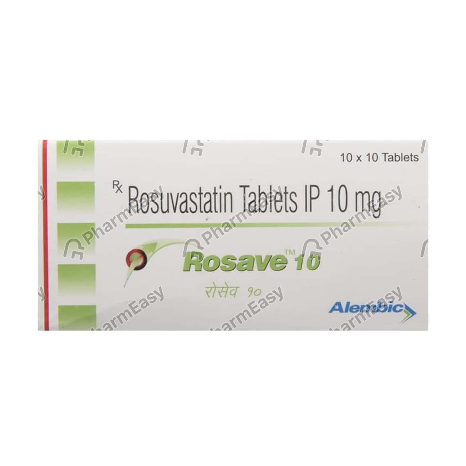 Rosave 10 MG Tablet (10): Uses, Side Effects, Price & Dosage | PharmEasy
