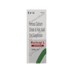 Raricap L Suspension - Uses, Side Effects, Dosage, Composition & Price ...