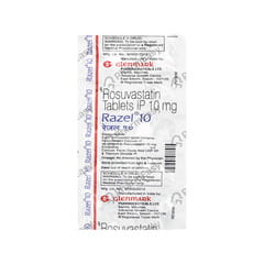 Razel 10 MG Tablet (10) - Uses, Side Effects, Dosage, Composition ...