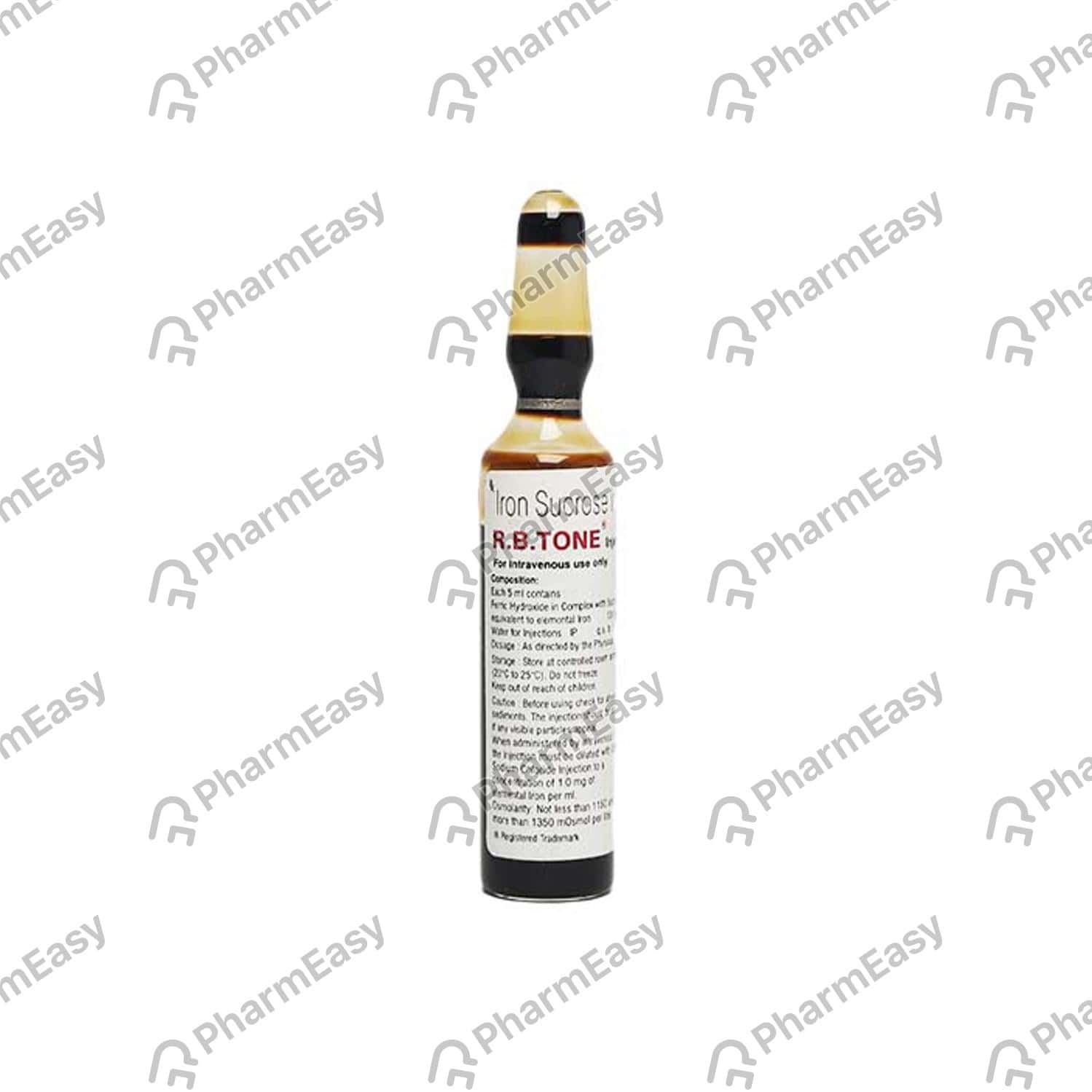 R B Tone 100 MG/5ML Injection (5): Uses, Side Effects, Price & Dosage ...