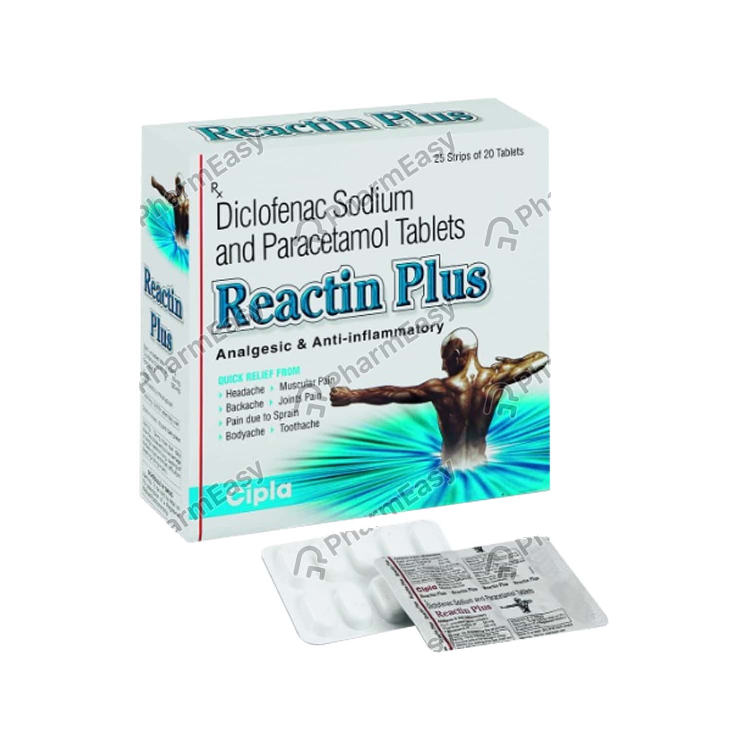 Reactin Plus Strip Of 10 Tablets - Uses, Side Effects, Dosage ...