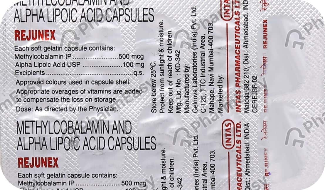 Buy Rejunex Capsule Online at Flat 15% OFF | PharmEasy