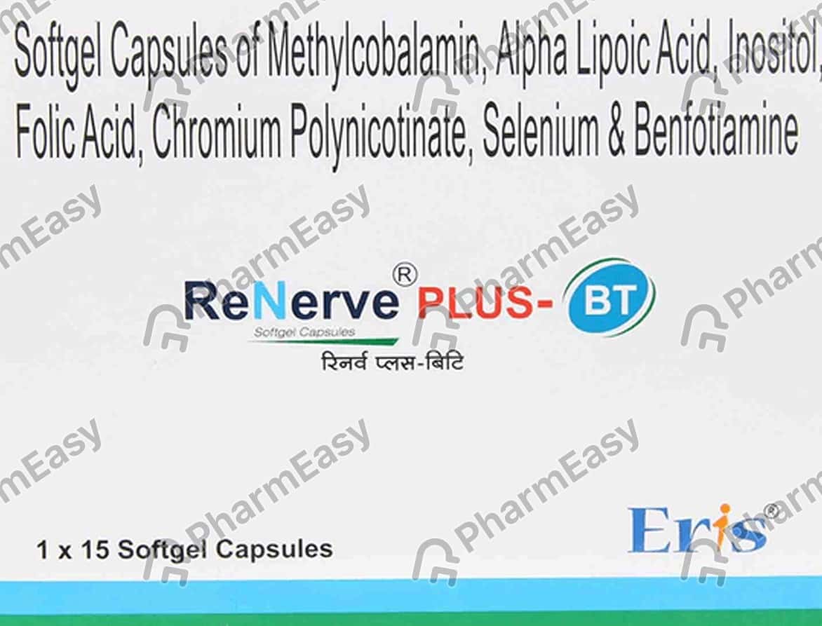 Buy Renerve Plus Bt Strip Of 15 Capsules Online & Save Up to 24% at ...