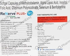 Buy Renerve Plus Bt Strip Of 15 Capsules Online & Save Up to 24% at ...