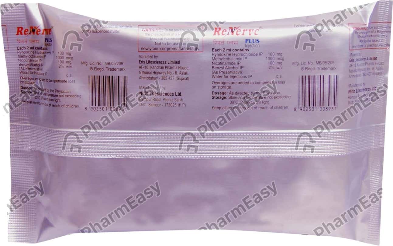 Renerve 1 MG Injection (1): Uses, Side Effects, Price, Dosage ...
