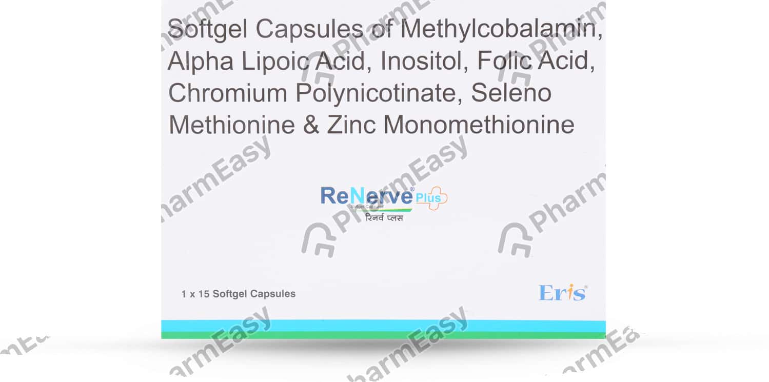 Renerve Plus Strip Of 15 Capsules: Uses, Side Effects, Price, Dosage ...