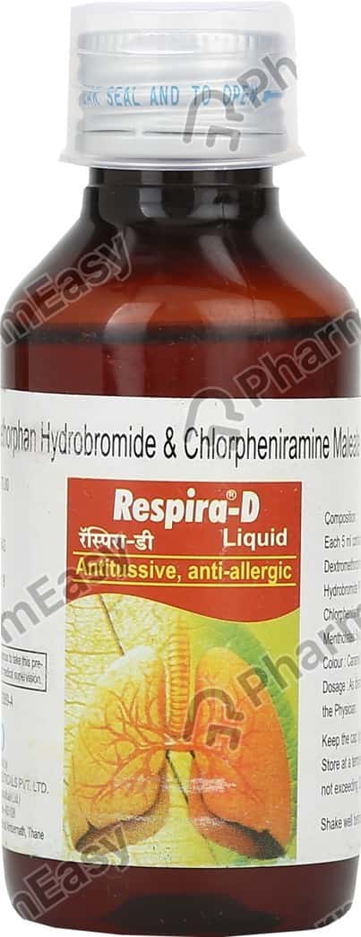 Respira D Bottle Of 100ml Syrup: Uses, Side Effects, Price & Dosage ...