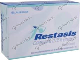 Restasis 0.05 % Ophthalmic Emulsion (0.4): Uses, Side Effects, Price ...