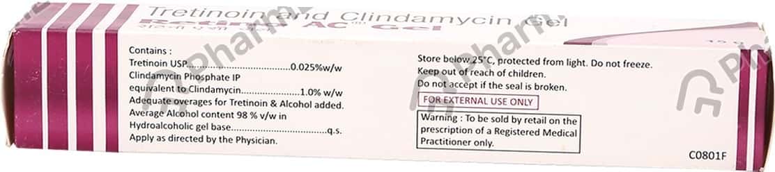 Retino Ac Gel: Uses, Side Effects, Price & Dosage | PharmEasy