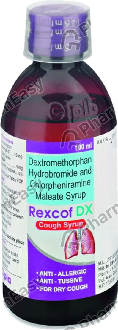 Topex Dx Sugar Free Bottle Of 100ml Syrup: Uses, Side Effects, Price ...