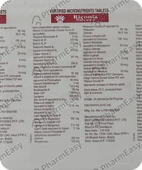 Riconia Silver Lp Strip Of 15 Tablets: Uses, Side Effects, Price ...