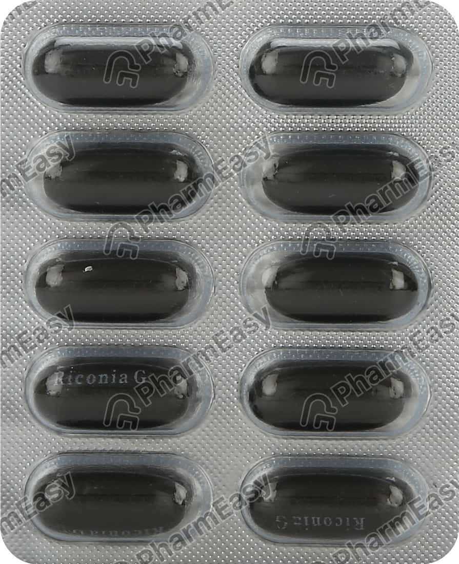 Buy Riconia G Strip Of 10 Softgel Capsules Online at Flat 15% OFF ...