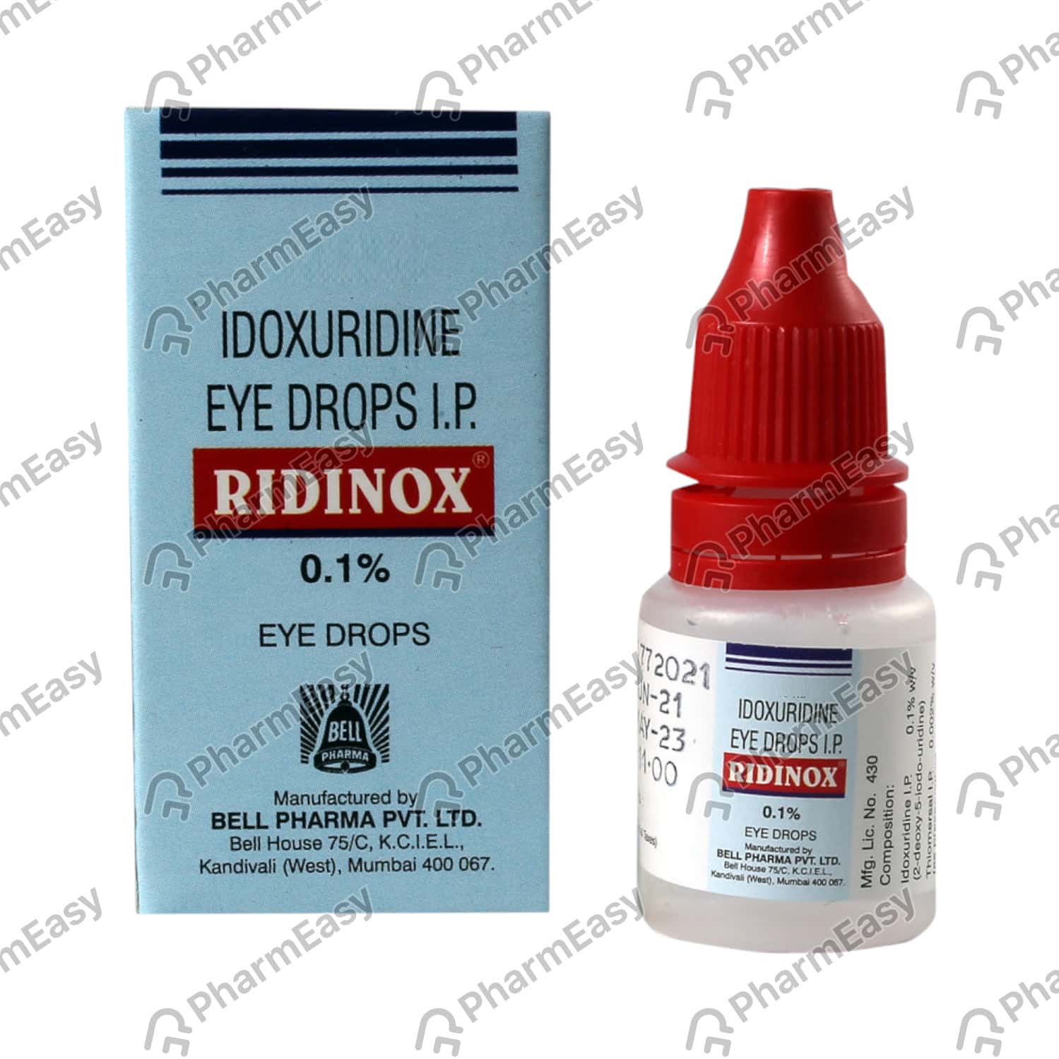 Buy Ridinox 0.1 % Eye Drop (10) Online & Save Up to 24% at PharmEasy