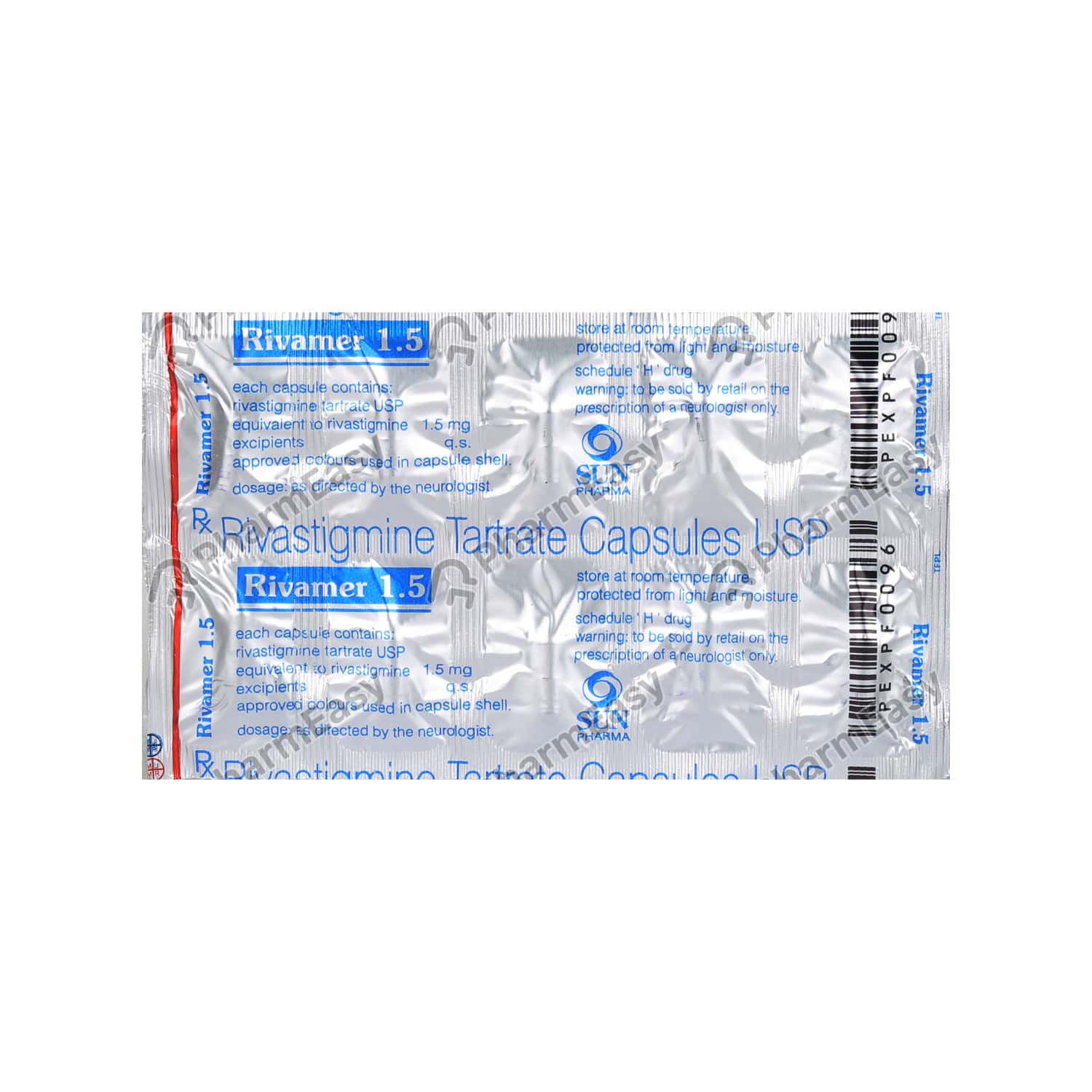 Buy Rivamer 1.5 MG Capsule (10) Online at Flat 18% OFF* | PharmEasy