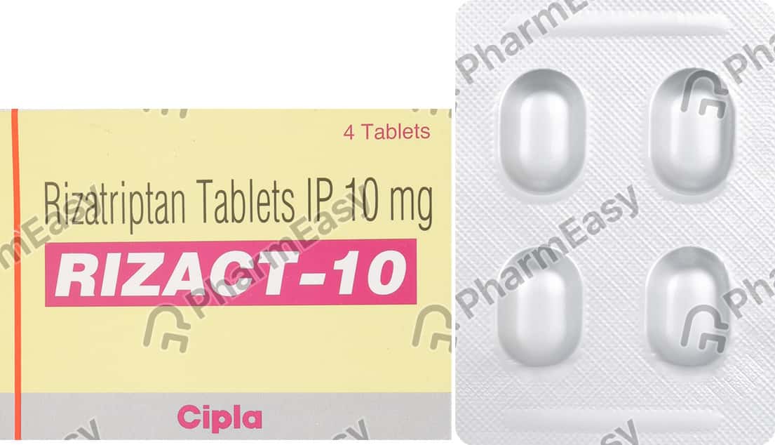 Rizact 10 MG Tablet (4): Uses, Side Effects, Price & Dosage | PharmEasy