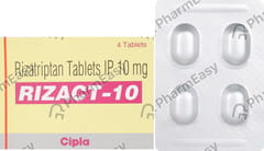 Rizact 10 MG Tablet (4): Uses, Side Effects, Price & Dosage | PharmEasy