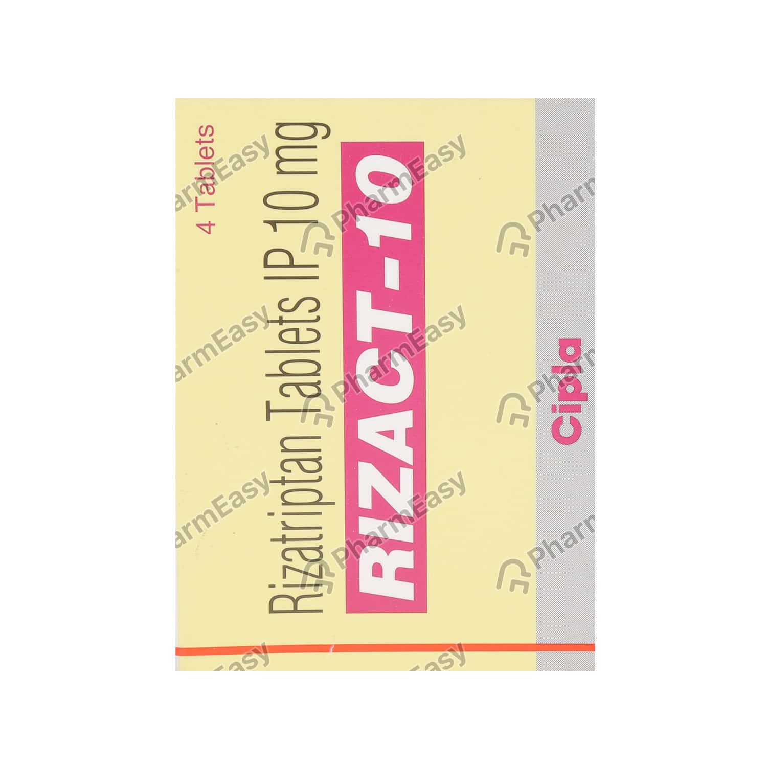 Rizact 10 MG Tablet (4) - Uses, Side Effects, Dosage, Composition ...