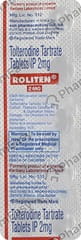 Roliten 2mg Tablet: Uses, Side-effects, Price, Dosage & More Info ...