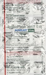 Romilast 10 MG Tablet (15): Uses, Side Effects, Price & Dosage | PharmEasy