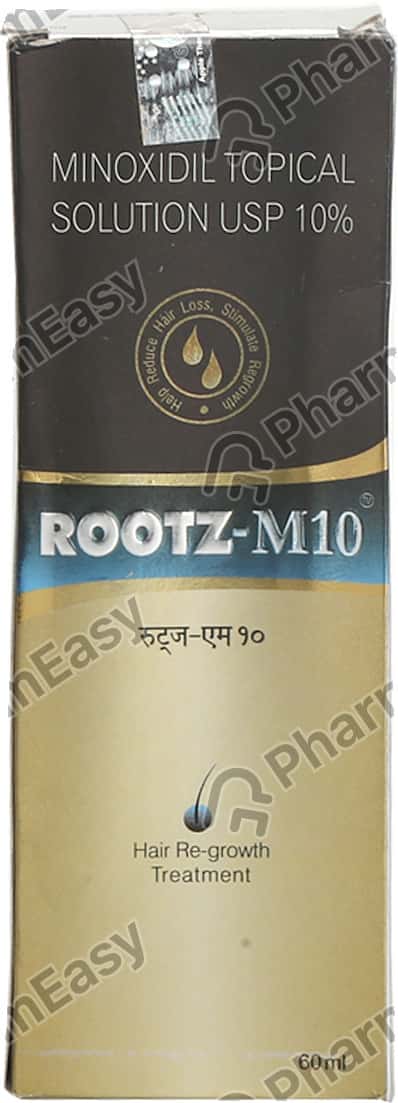 Rootz M10 10 %W/V Skin Solution (60): Uses, Side Effects, Price ...