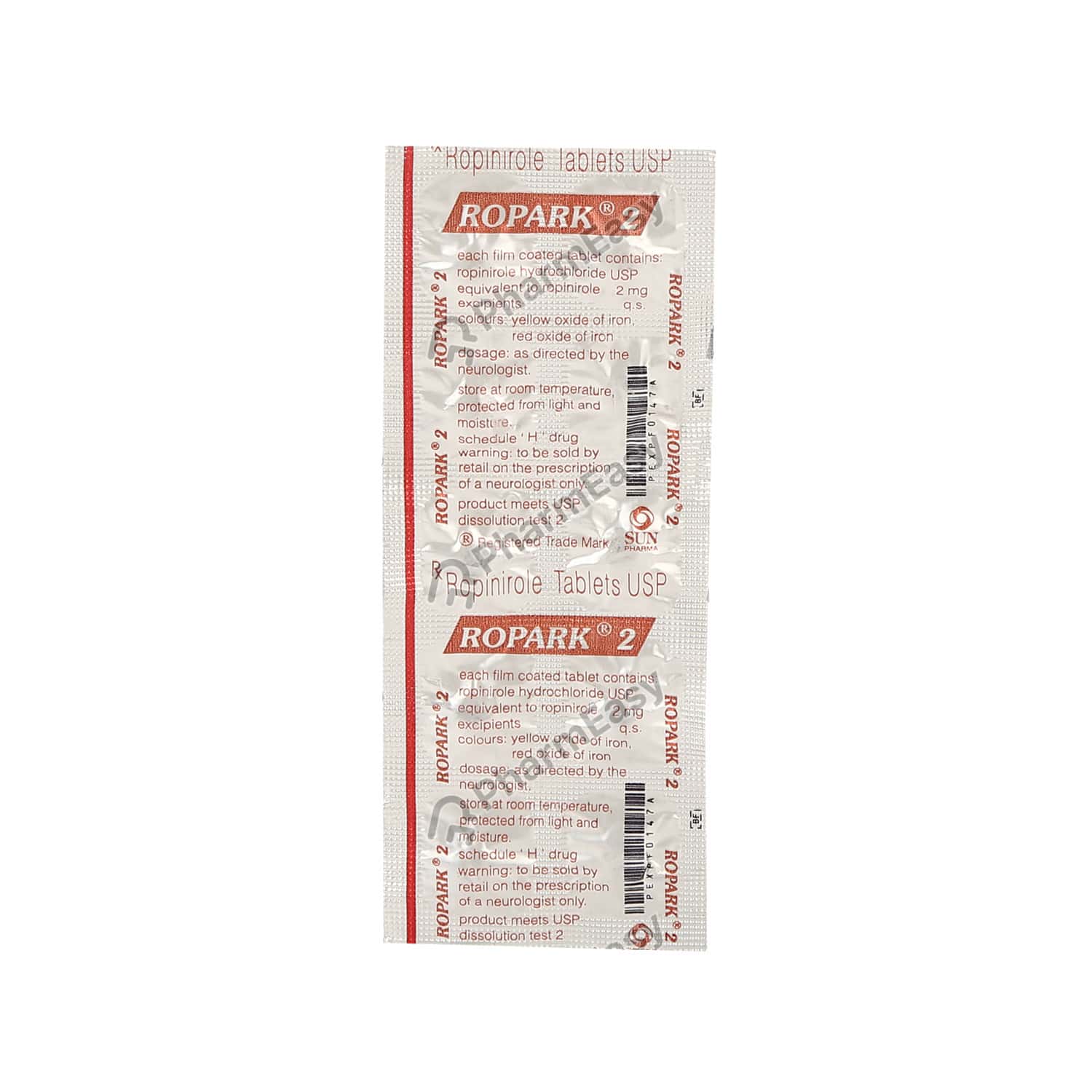 Buy Ropark 2 MG Tablet (10) Online at Flat 18% OFF* | PharmEasy